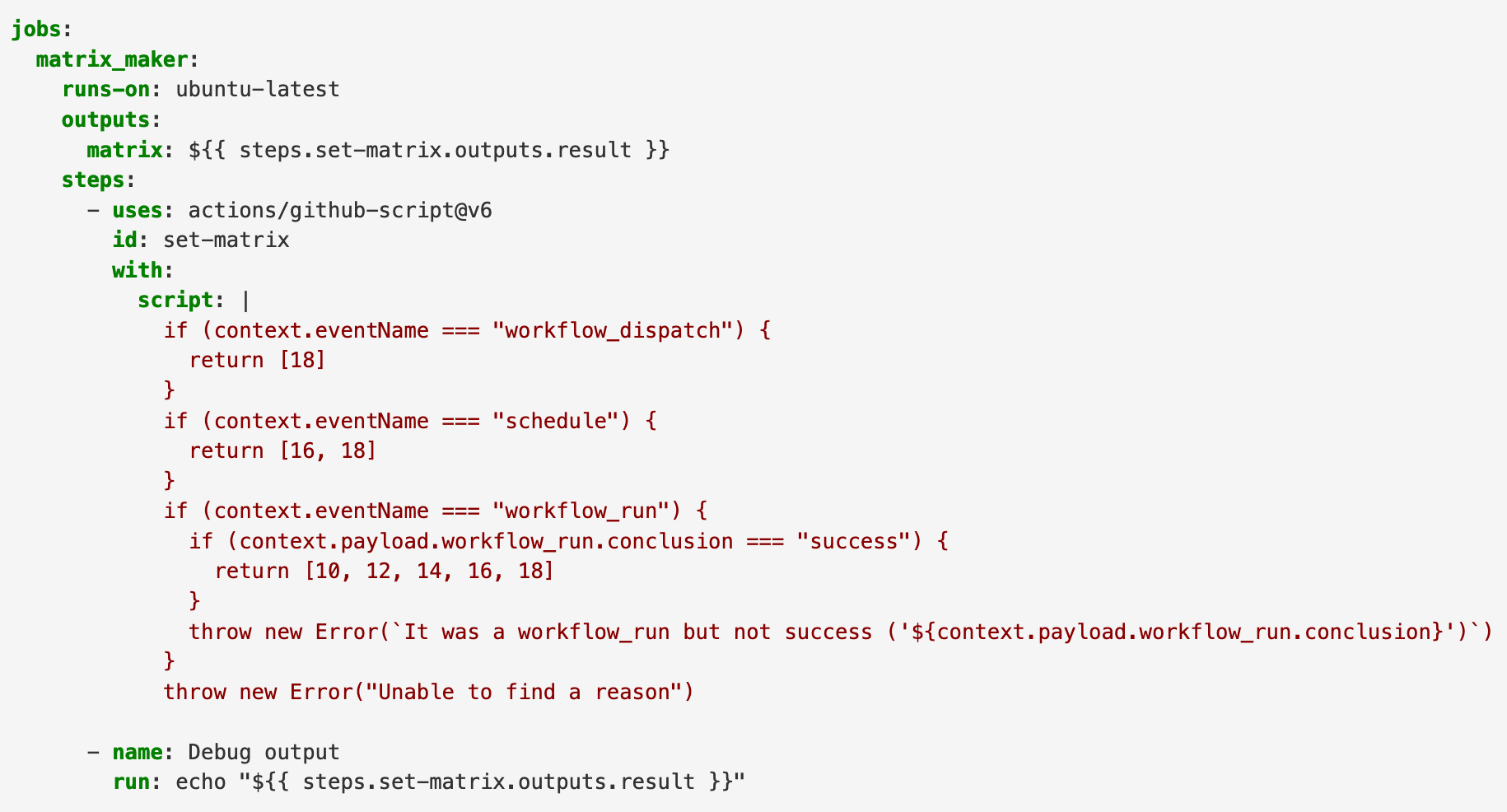 Programmatically control the matrix in a GitHub Action workflow ... Programmatically control the matrix in a GitHub Action workflow ...