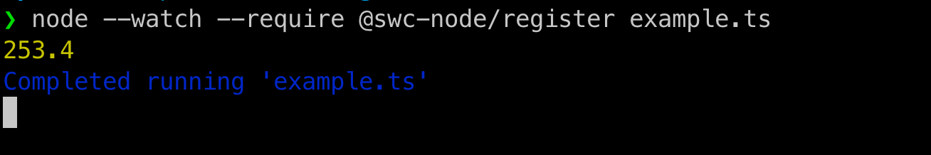 Node watch mode and TypeScript - Peterbe.com