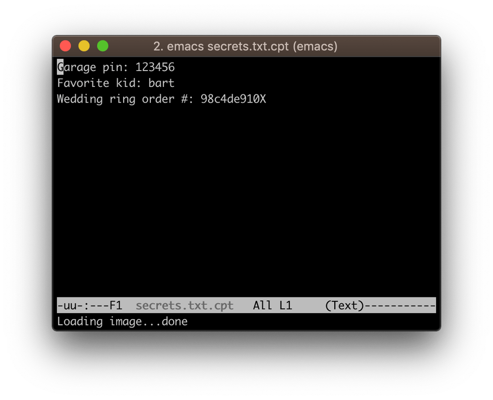 How To Encrypt A File With Emacs On MacOS ccrypt Peterbe